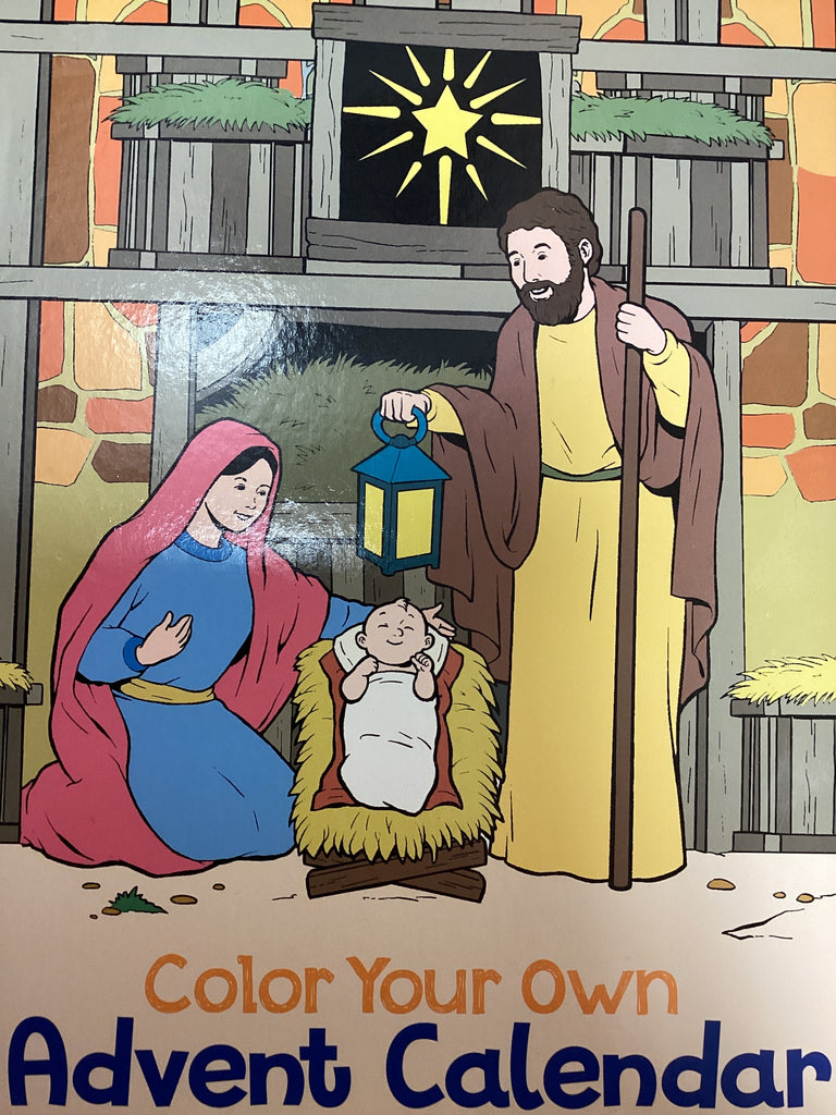 Color your Own Advent - Coloring Book – Veritas Catholic Books & Gifts
