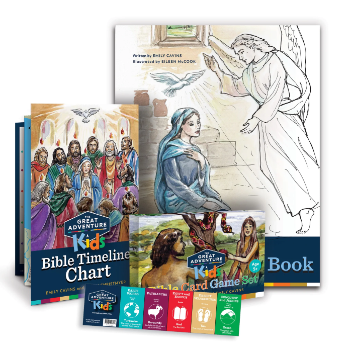 Great Adventure Kids Pack by Emily Cavins (Beads, Chart, Cards, Bookma ...